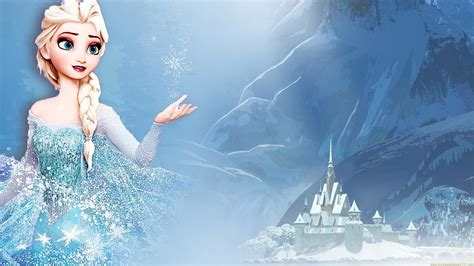 Congelada Elsa Fundo Hd Papel De Parede Widescreen Alta Definição