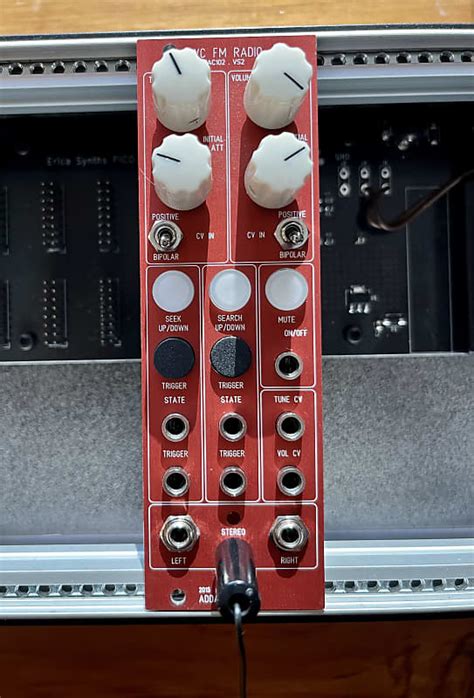 ADDAC System ADDAC VC FM Radio Red Reverb