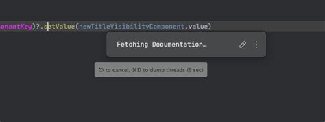 getting dialog to cancel to dump threads ide is frozen ides
