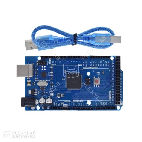 arduino mega 2560 r3 con chip atmega2560 y driver atmega16u2 incluye