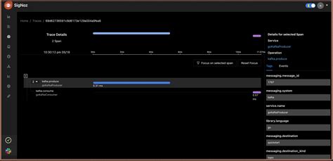 Complete Guide To Tracing Kafka Clients With OpenTelemetry In Go SigNoz