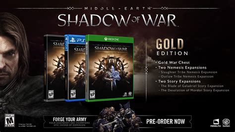 Which Middle Earth Shadow of War Edition Will You Choose?
