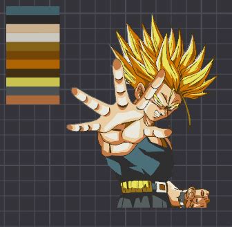 Trunks SSJ Sticker By DPremiun Download Free STL Model Printables Com