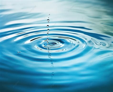 푸른 물 위에 물방울과 잔물결 깨끗함 단순 물 배경 일러스트 및 사진 무료 다운로드 Pngtree