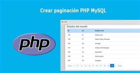 Crear paginación PHP MySQL BaulPHP