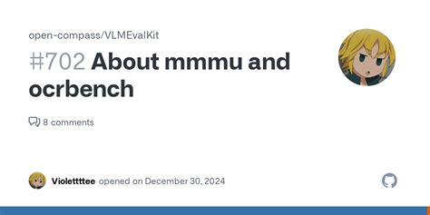 about mmmu and ocrbench · issue 702 · open compass vlmevalkit · github