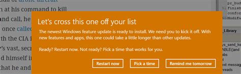 Restart to Install the Newest Windows Feature Update là gì Hướng Dẫn Chi Tiết và Lợi Ích