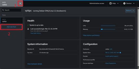Cockpit On Raspberry Pi The Ultimate Monitoring Tool Raspberrytips