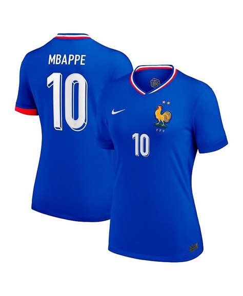 Nike Womens Kylian Mbappe Blue France National Team 2024 Home Replica