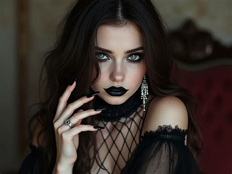 Cute Goth Girl Portrait By Magicalarriflex On Deviantart