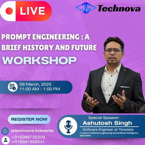 Promptengineering Ai Machinelearning Workshop Jstechnova… Js Technova