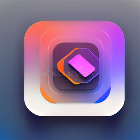 Video Players And Editors Software App Style Icon Generative Ai Stock