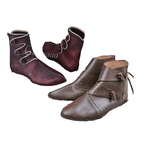 중세 바이킹 코스프레 Pu 가죽 부츠 해적 성기사 나이트 프린스 할로윈 의상 남성 신발 멋진 파티 소품 Aliexpress