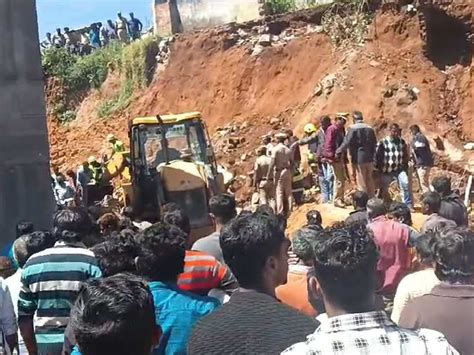Tamil Nadu Six Women Among 7 Workers Die After Landslide At Construction Site In Ooty Tamil