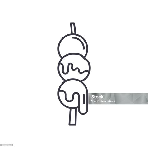 과자 아이콘 선형 격리 된 그림 얇은 줄 벡터 웹 디자인 기호 흰색 배경에 편집 가능한 스트로크와 개요 개념 기호 0명에 대한 스톡 벡터 아트 및 기타 이미지 Istock