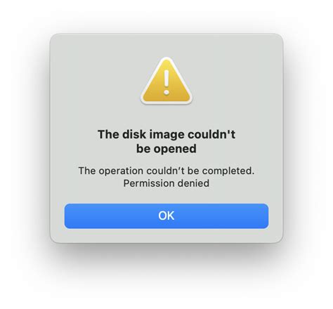 Disk Images Not Mounting With Permission Denied Error MacRumors Forums