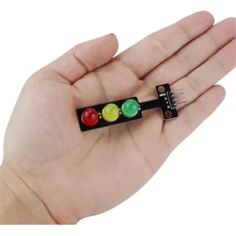 módulo semáforo led 8mm para arduíno esp8266 pic raspberry mercadolivre
