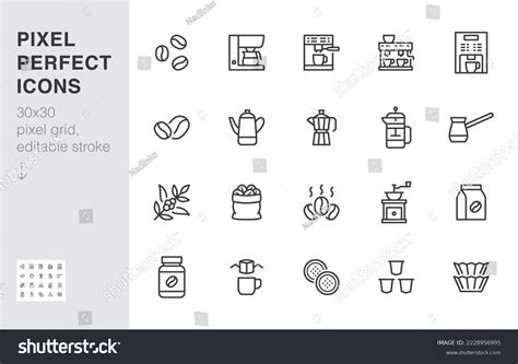 11885 커피 기계 Pictogram 이미지 스톡 사진 및 벡터 Shutterstock