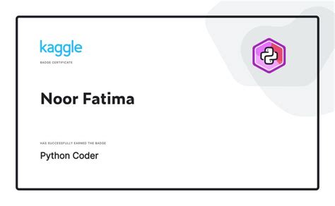 Professionaldevelopment Kaggle Python Datascience Machinelearning Noor Fatima