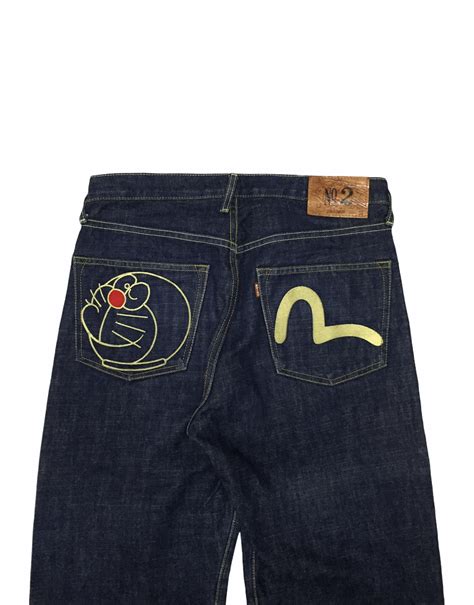 Evisu × Japanese Brand Limited Edition Evisu X Doraemon Embroidered Logo No2 Grailed