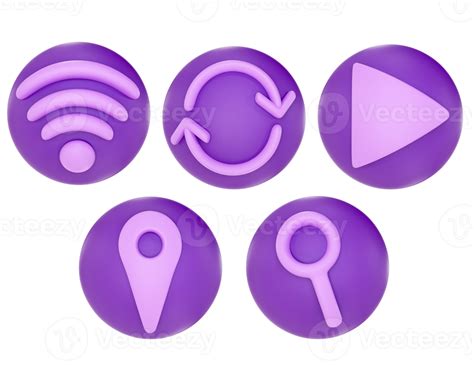Ux Ui 3d Icon Set 3d Illustration 15723628 Png