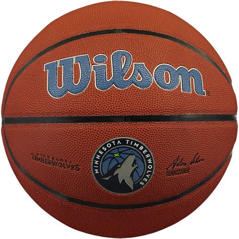 Minnesota Timberwolves Wilson Nba Team Composite Basketball Size 7