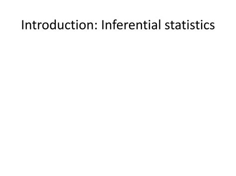 Inferential Statisticspptx