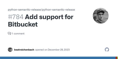 Add Support For Bitbucket · Issue 784 · Python Semantic Releasepython