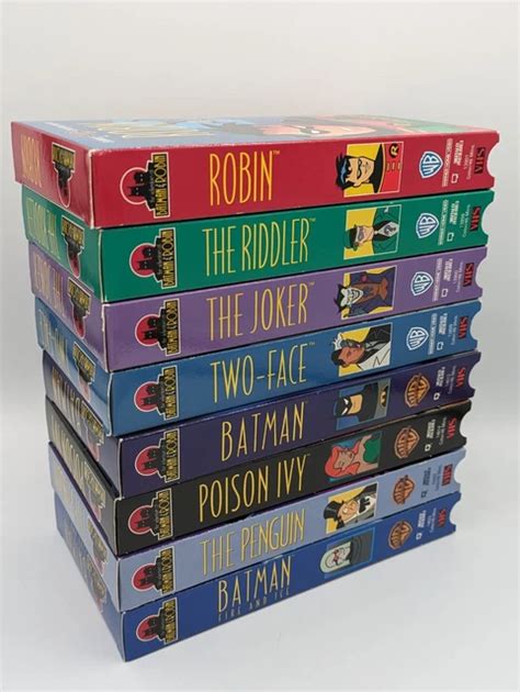 Batman The Animated Series Adventures Of Batman And Robin Lot Of 8