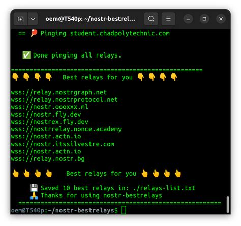 Github Gourcetoolsnostr Bestrelays 🏓 Ping And Find Best Relays For