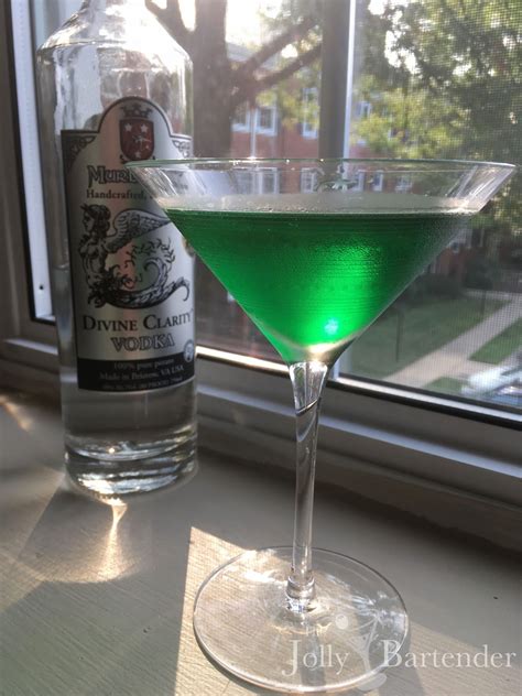 The Jolly Bartender Vodka Grasshopper