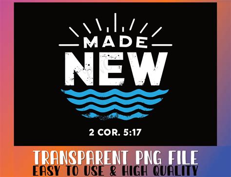 made new png file baptism png etsy