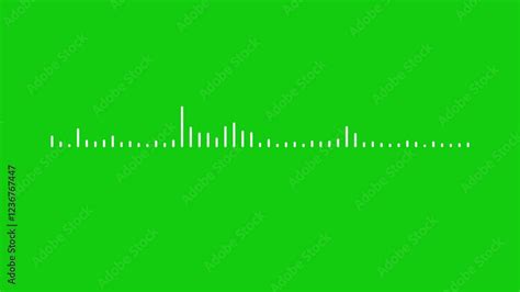 Vidéo Stock Sound Wave Animated Audio Waveform Spectrum Animation