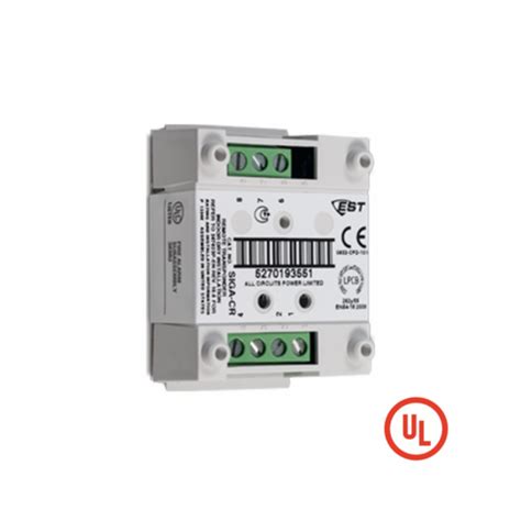 Edwards Est Siga Ct2 Dual Input Monitor Module Fire Protection