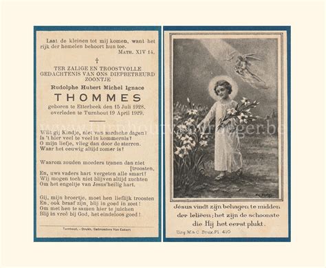 Turnhout Van Vroeger Familie Thommes