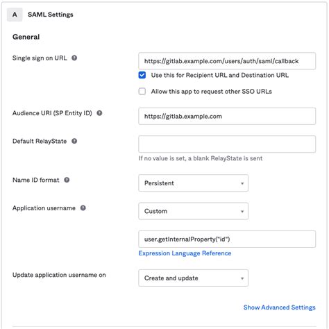 example saml config · saml sso · group · user · help · gitlab