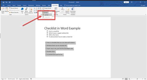 How To Make A Checklist In Word