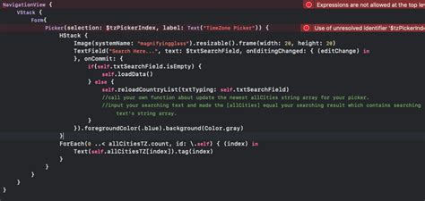 Swift How To Make A Timezone Picker In Swiftui Stack Overflow