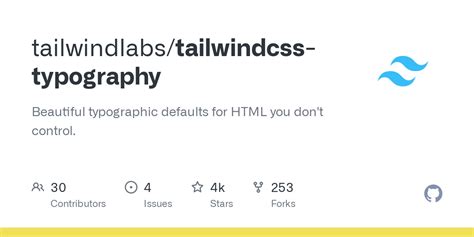 Github Tailwindlabstailwindcss Typography Beautiful Typographic