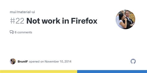 not work in firefox · issue 22 · mui material ui · github