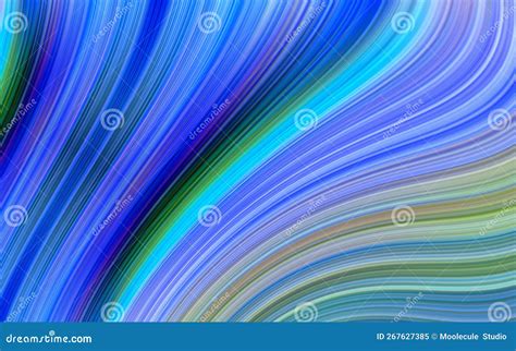 Dynamic Color Series Artistic Abstraction With Colorful Wavy Lines Creative Multi Colored Wave