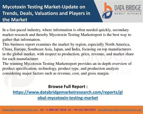 Ppt Global Mycotoxin Testing Market Powerpoint Presentation Free