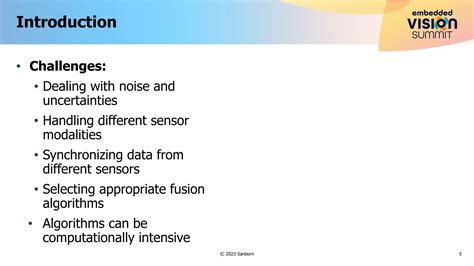 Sensor Fusion Techniques For Accurate Perception Of Objects In The Environment” A Presentation