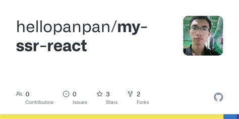 GitHub Hellopanpan My Ssr React