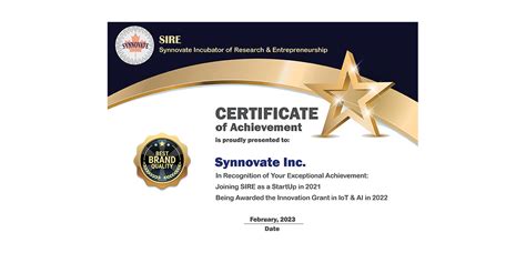Sire Synnovate Incubator Of Research And Entrepreneurship