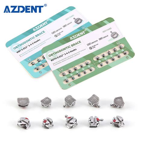 Azdent Orthodontic Q Shape Braces Self Ligating Rothmbt 022 Dental