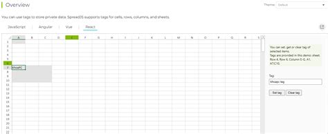 How To Set Tag And Undo Tag By KeyPress Document Solutions For Excel NET Edition Document