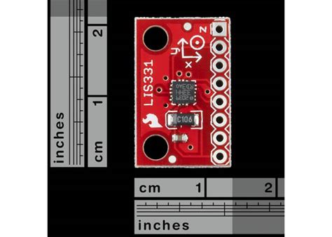 sparkfun triple axis accelerometer breakout lis331