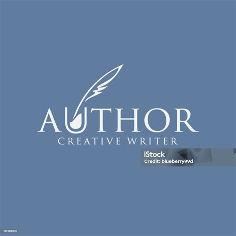 작성자 쓰기 템플릿 디자인 벡터 스톡 빈티지 펜 깃털 작가 기호 문학 아이콘 일기 기호 검은 일러스트 작가 템플릿 개념에 대한