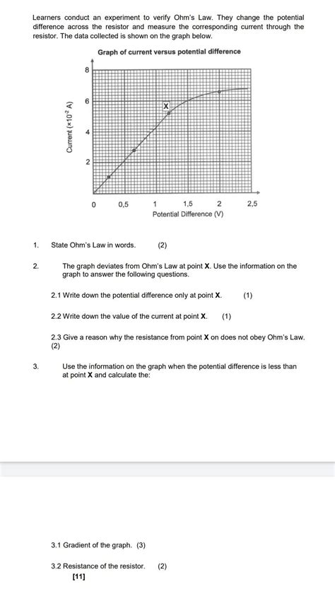 Solved Learners Conduct An Experiment To Verify Ohm S Law Chegg Com